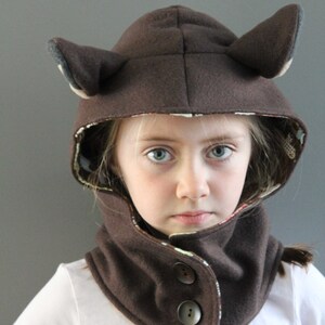 All in One Hooded Scarf Pattern and Tutorial 6m-12y Easy Sew PDF ...