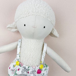 Sheep Doll Sewing Pattern, Mini Softie Pattern, Lamb Sewing Pattern, Sheep Pdf Pattern, Plush ...