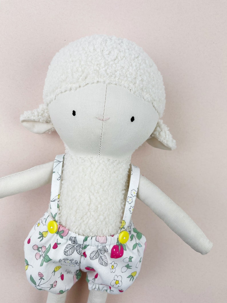Sheep Doll Sewing Pattern, Mini Softie Pattern, Lamb Sewing Pattern ...