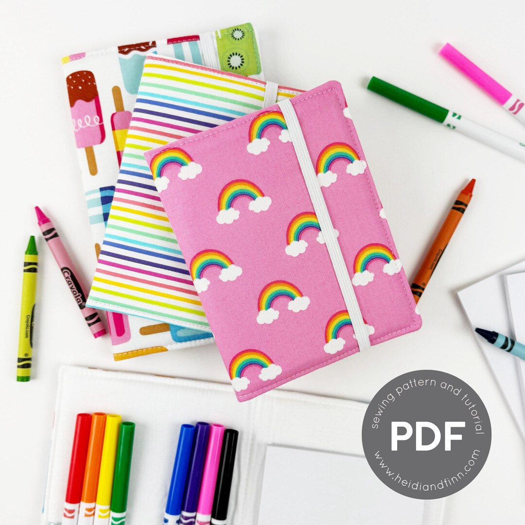 EASY PEASY Coloring Wallet, Crayon Wallet Sewing Pattern, Travel Crayon ...