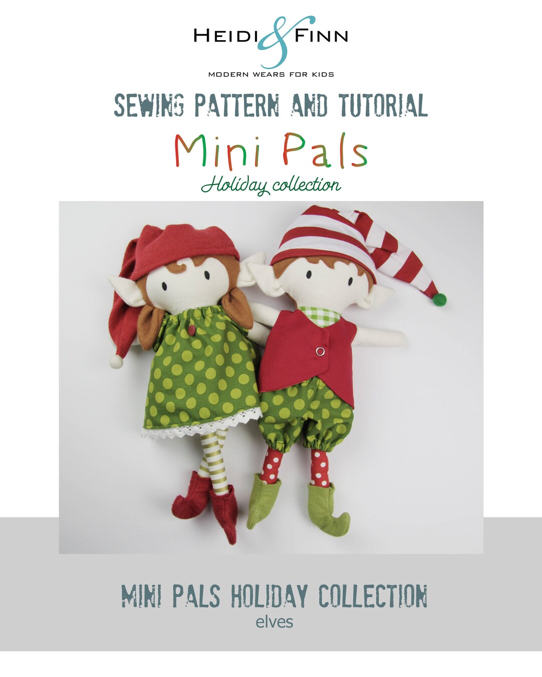 Mini Pals Holiday Doll, ELVES Doll Sewing Pattern, Elf Toy Pdf, Elf ...