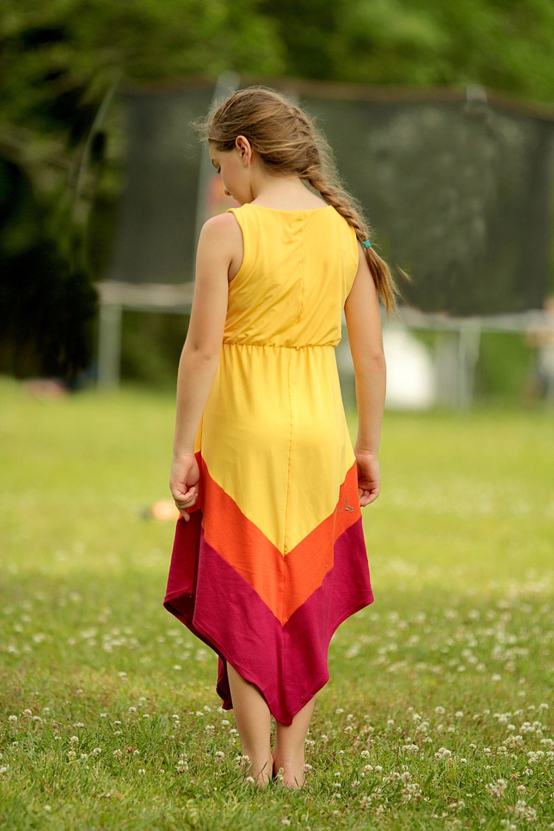 Chevron Dress Sewing Pattern, Pdf Pattern Tutorial, PDF Sewing, 12m-12y ...
