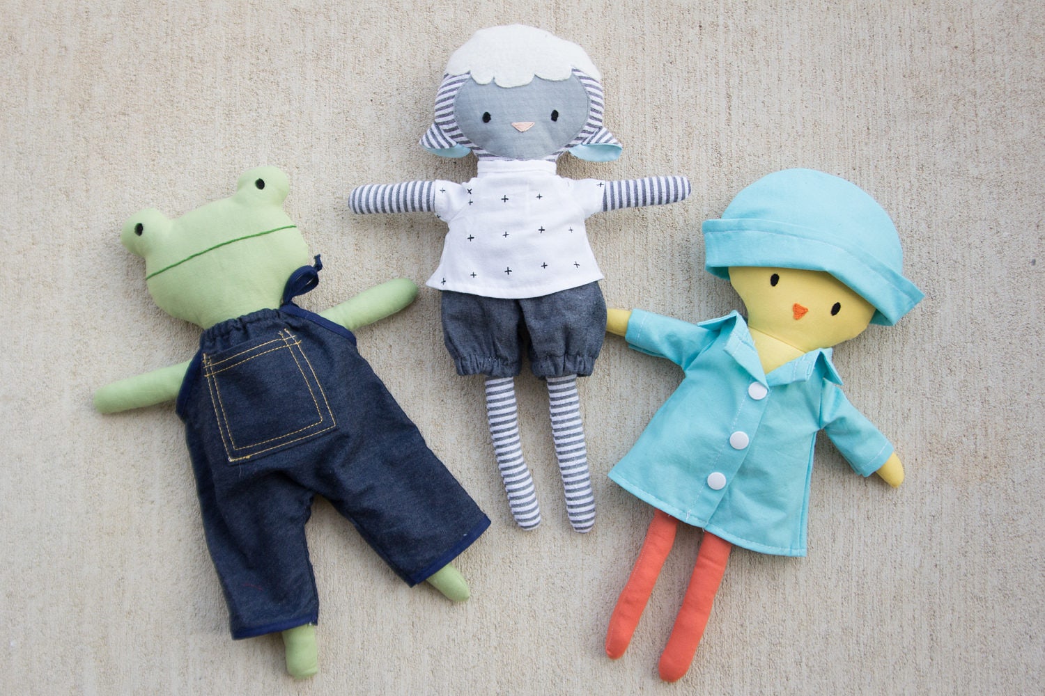 Mini Pals DRESS UP Set 2 Doll Sewing Pattern Doll Clothing | Etsy