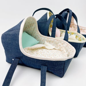 Mini Pals, Baby Doll Bassinet, Baby Carrier Sewing Pattern Pattern ...