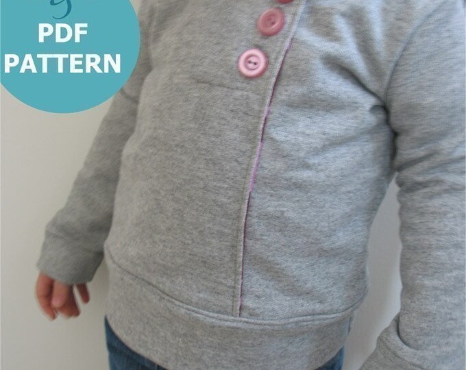 Urban Unisex Hoodie Pattern and Tutorial 6M 5T PDF Pattern DIY Boy Girl ...