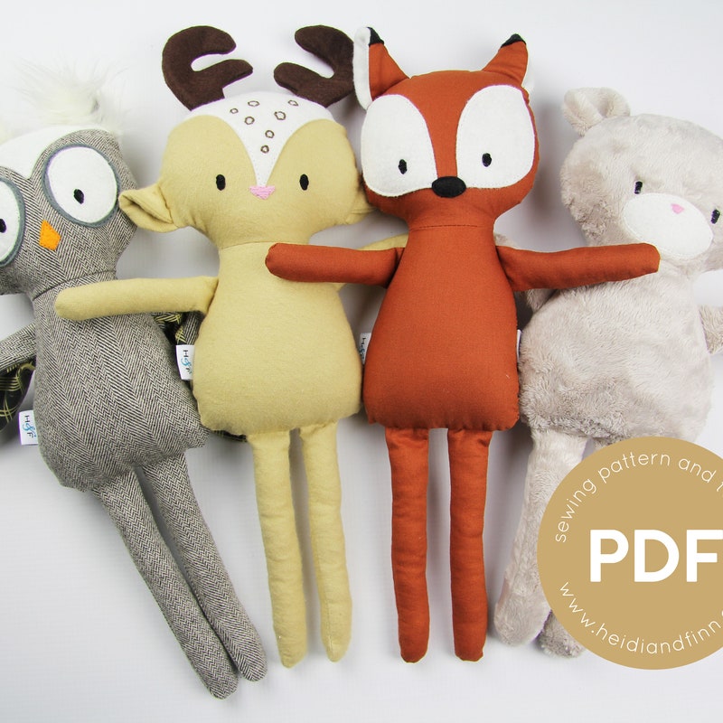 Fox Deer Owl - Etsy