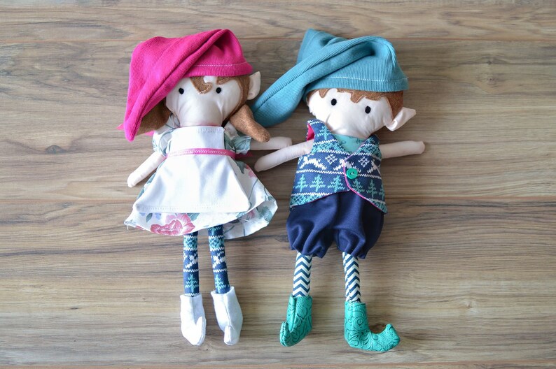 Mini Pals Holiday Doll, ELVES Doll Sewing Pattern, Elf Toy Pdf, Elf ...