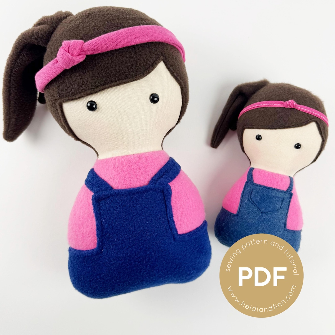 Ms.rachel Cuddle Doll Sewing Pattern: Soft Plush Toy (PDF Pattern) - Etsy