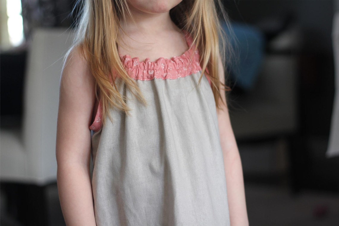 Smock Top Dress Pattern and Tutorial PDF 12m-6t Easy Sew - Etsy