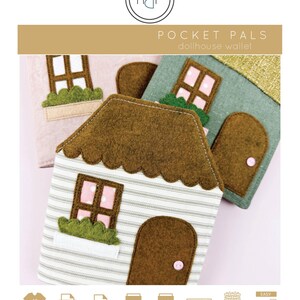 Pocket Dollhouse WALLET, Portable Dollhouse, Fabric Dollhouse, Soft ...