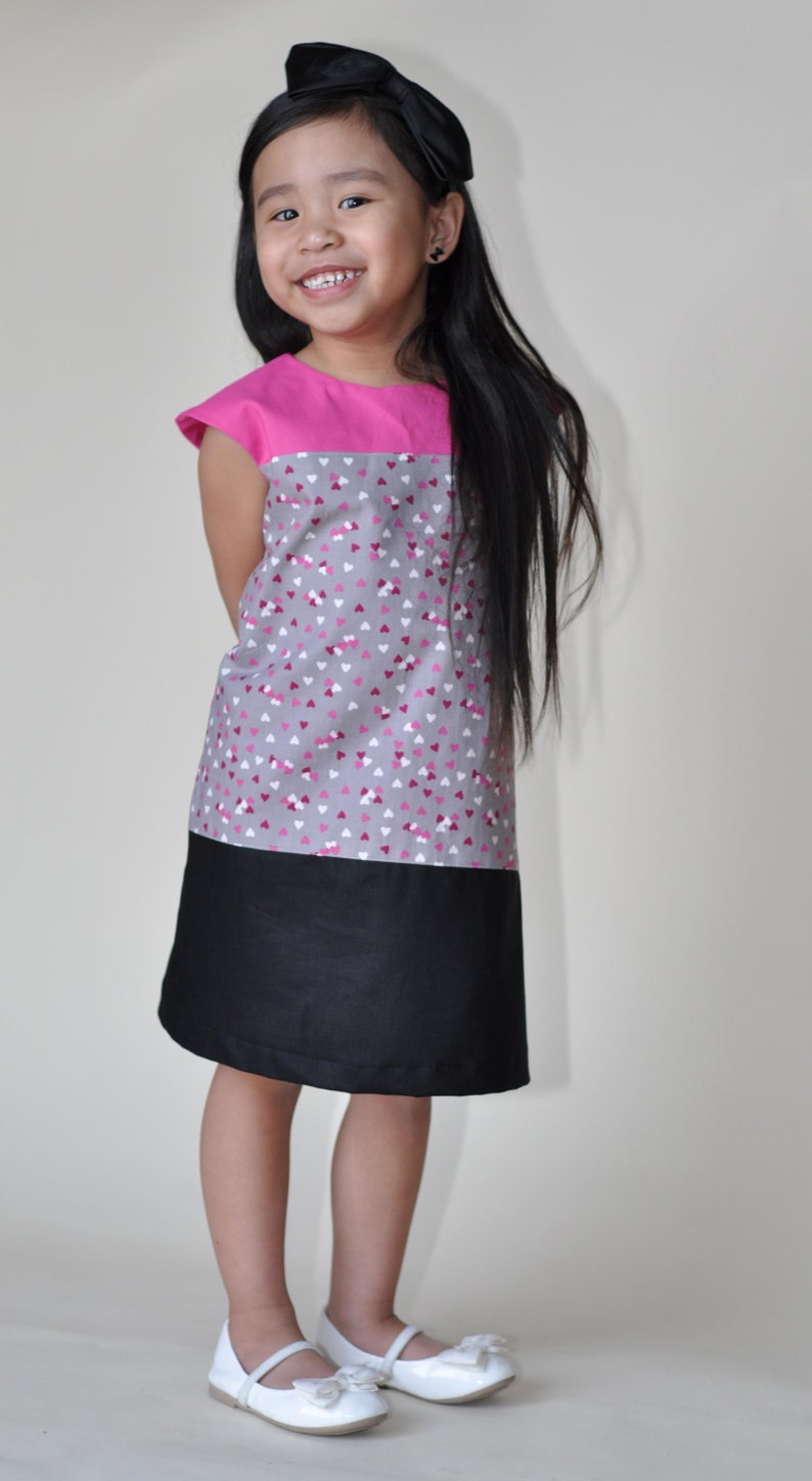 Color Block Dress Pattern Dress Sewing Pattern Easy Sew - Etsy