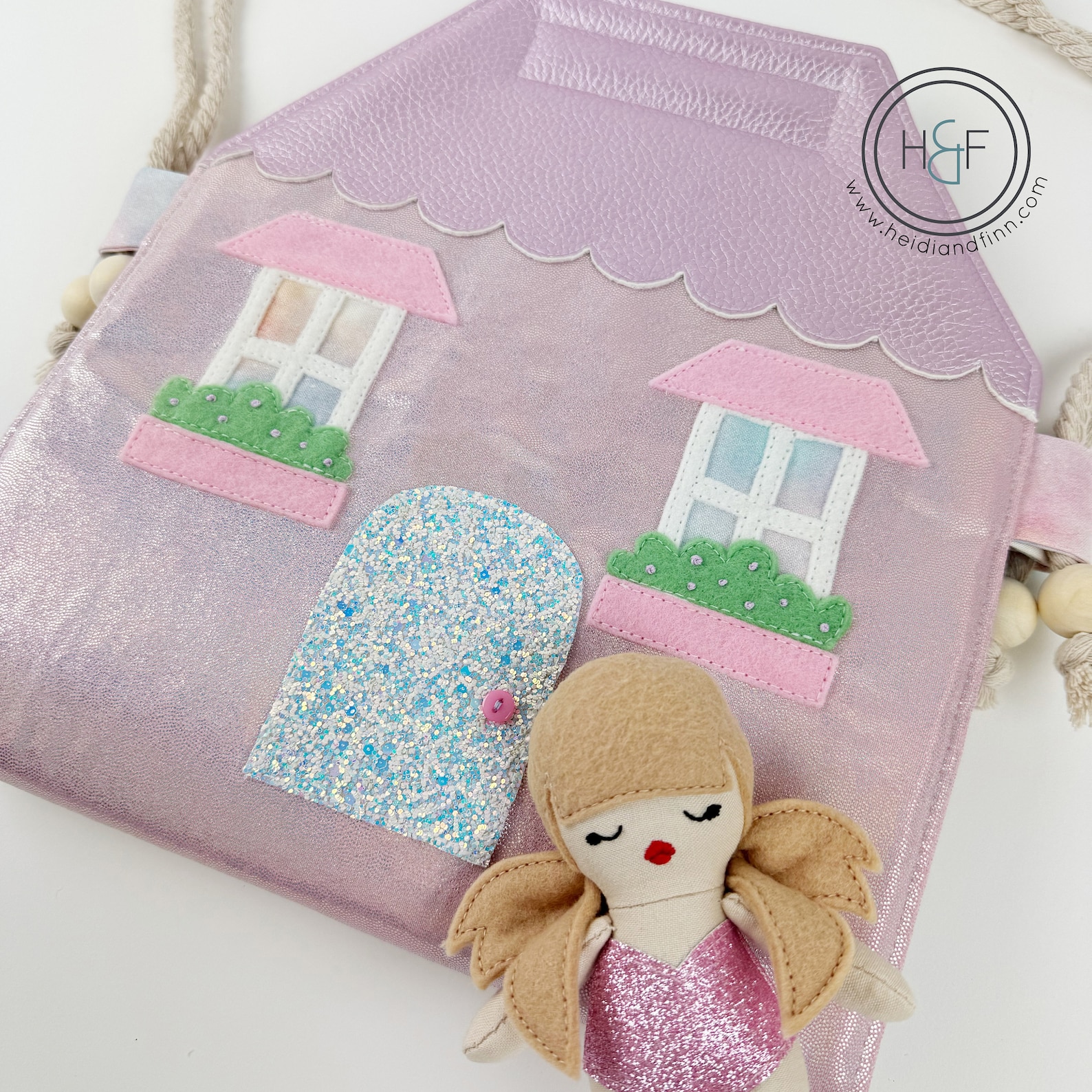 Pocket Pals Dollhouse BAG, Portable Dollhouse, Fabric Dollhouse, Soft ...