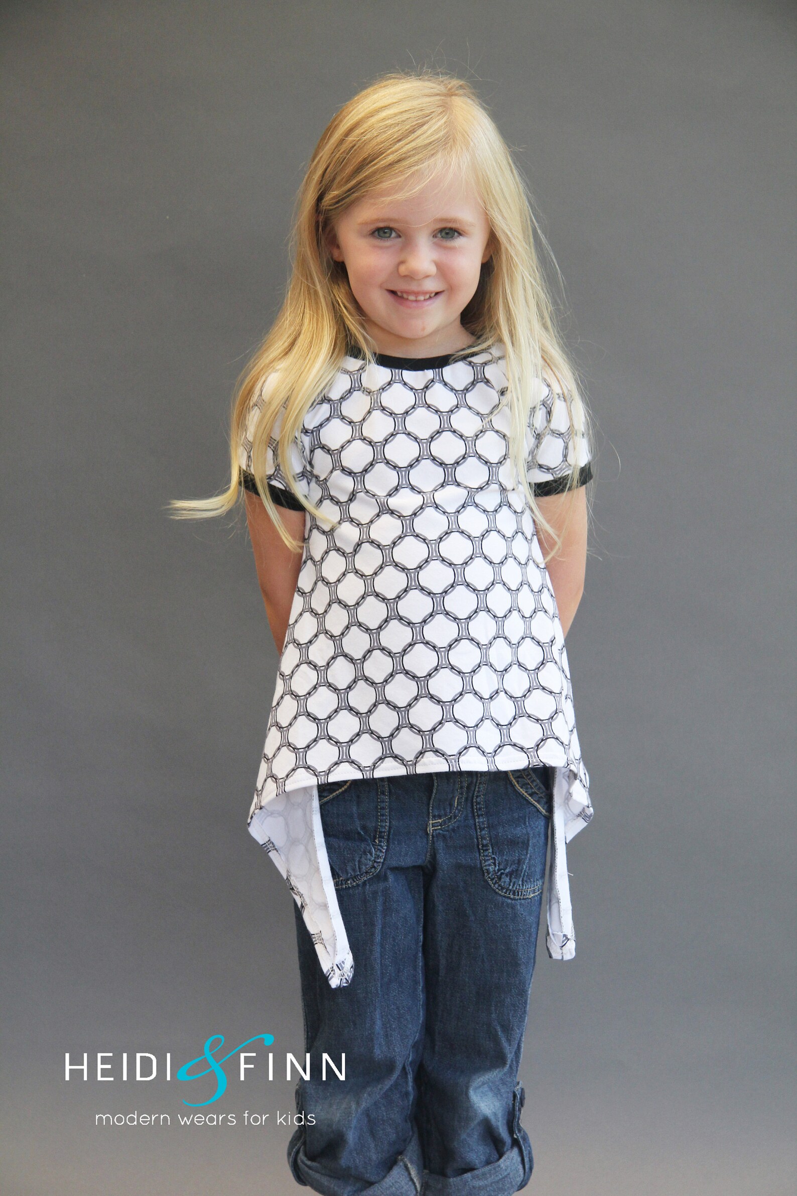 Kopic Tunic Dress PDF Sewing Pattern and Tutorial 12m-12y - Etsy