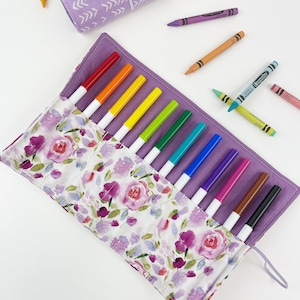 CREATE Coloring Wallet, Crayon Wallet Sewing Pattern, Travel Coloring ...