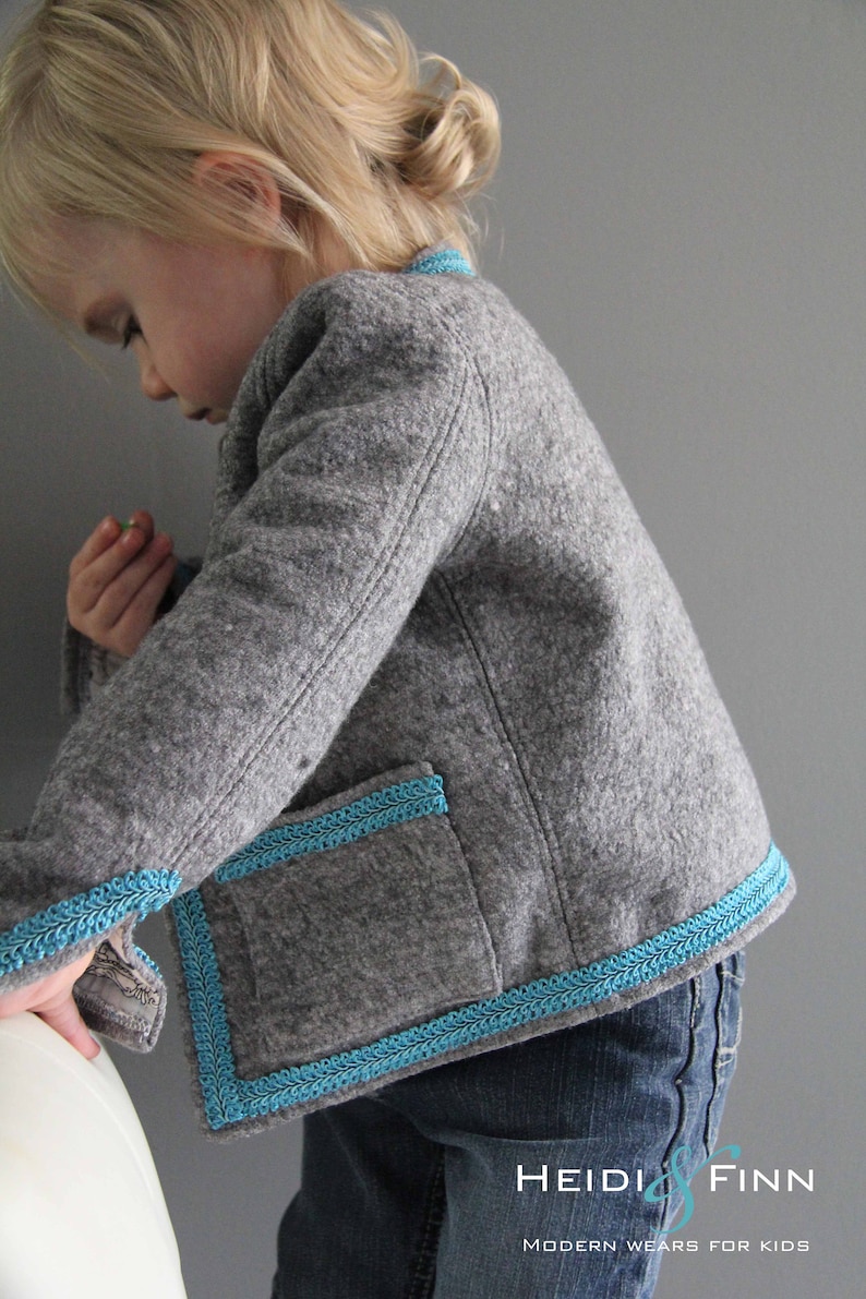 Coco Jacket Sewing Pattern and Tutorial 12m-12y Holiday - Etsy