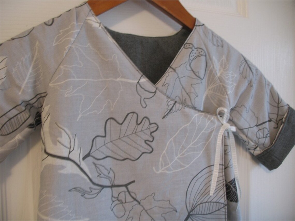 Sweet Wrap Reversible Dress Pattern and Tutorial 12m-6t Kimono | Etsy