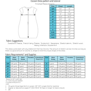 Cocoon Dress Sewing Pattern, Pdf Sewing Pattern, Tunic Pattern, Easy ...