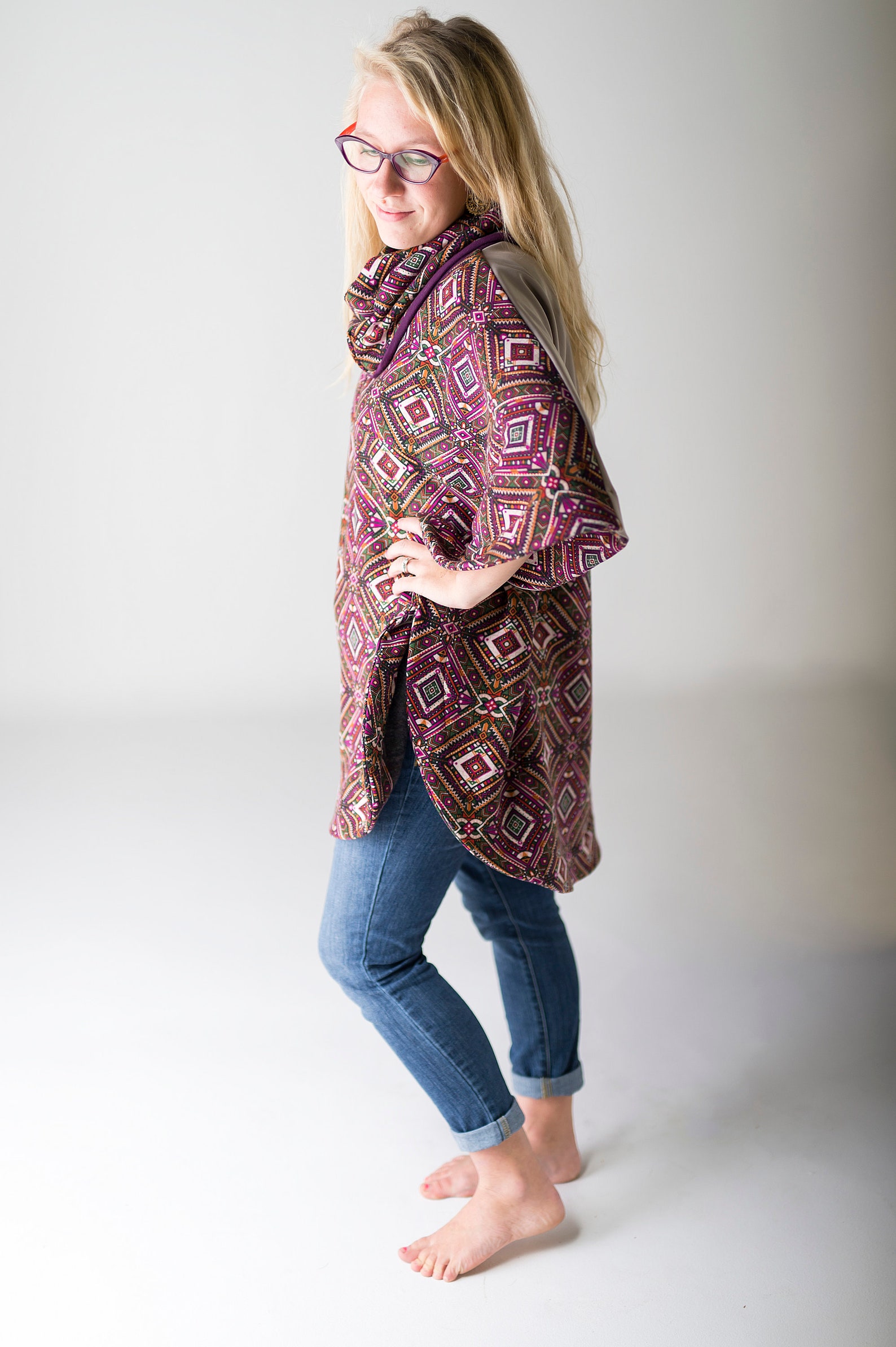 Veritas Cape Poncho Sewing Pattern Adult Poncho Sewing - Etsy UK