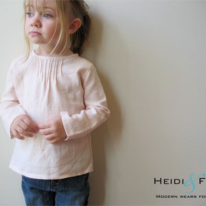 Pintuck Blouse and Dress PDF Pattern and Tutorial 12m-12y EASY SEW ...