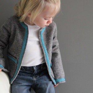 Coco Jacket Sewing Pattern and Tutorial, 12m-12y, Holiday Jacket, Coat ...