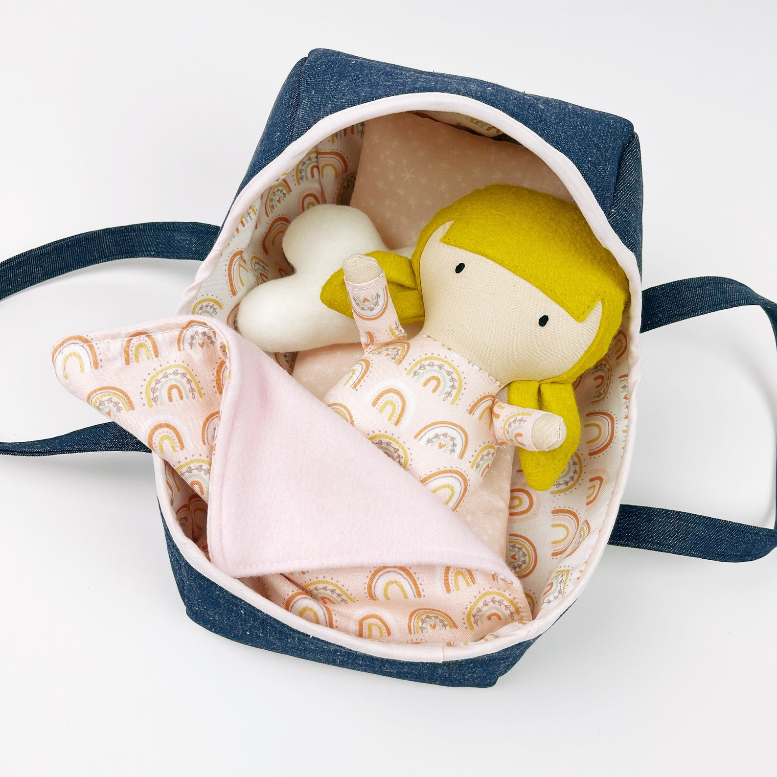 Mini Pals Baby Doll Bassinet Baby Carrier Sewing Pattern - Etsy