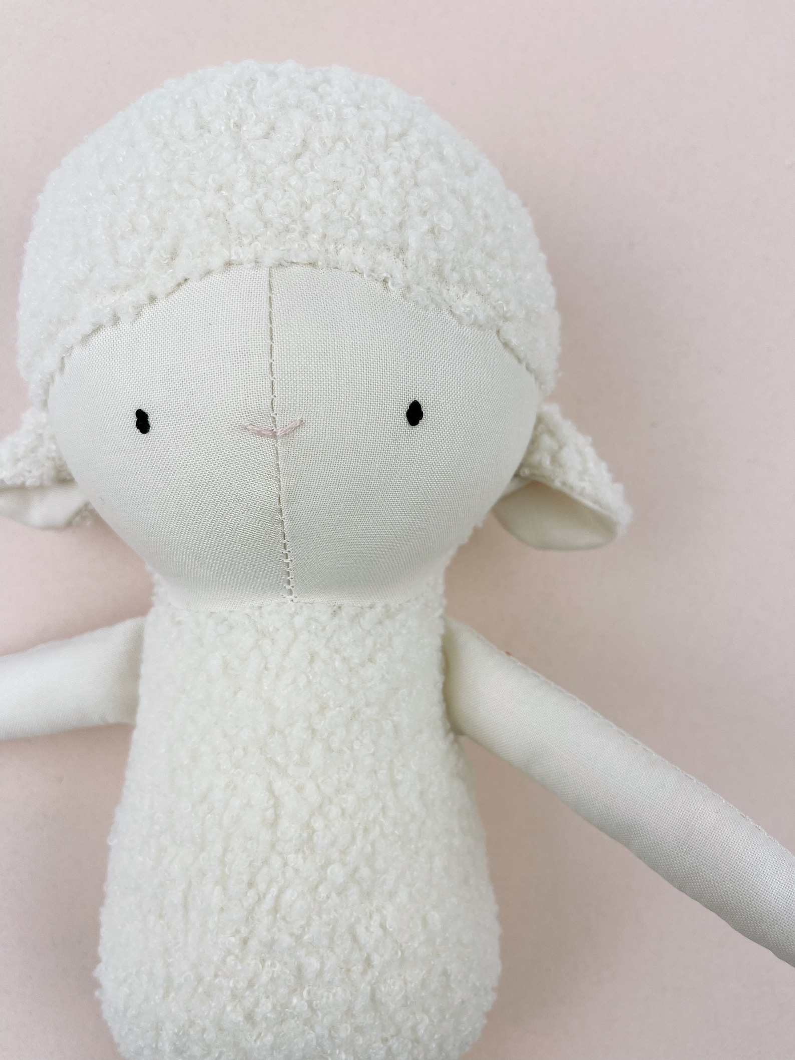 Sheep Doll Sewing Pattern, Mini Softie Pattern, Lamb Sewing Pattern ...
