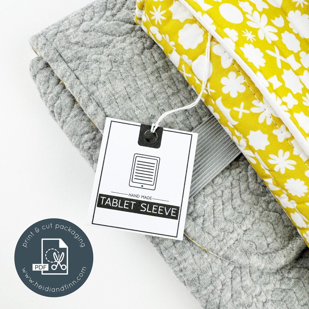 PRINTABLE Ebook Sleeve Tags, Digital Stickers, PDF Hang Tag, Labels ...