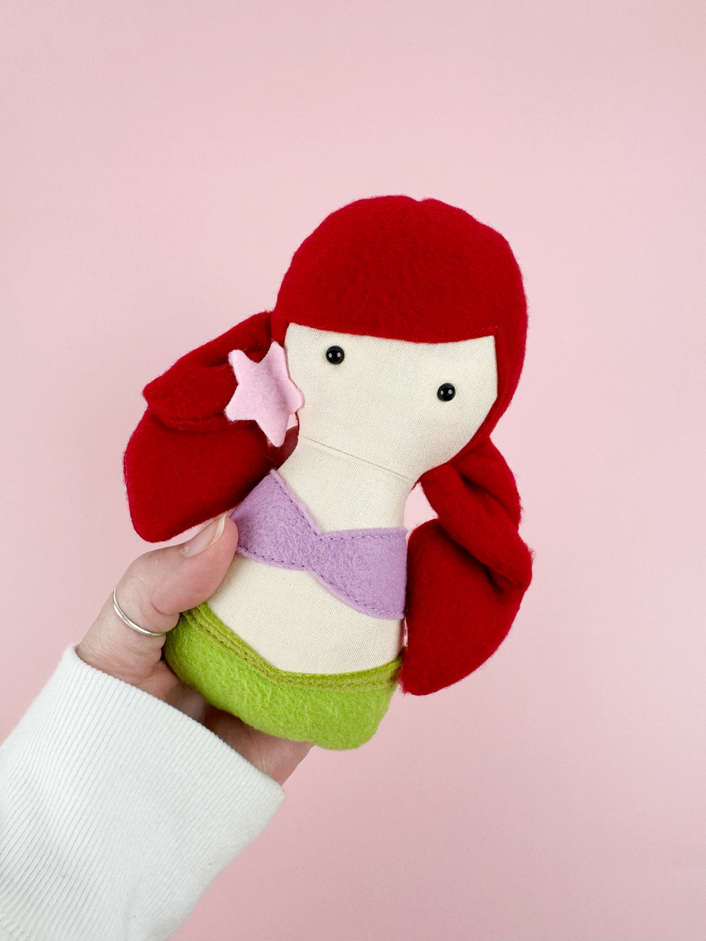 Mini Princess Cuddle Doll Sewing Pattern: Set 3 (PDF Pattern) - Etsy