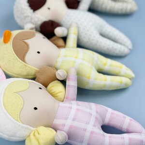 Spring Baby Doll Sewing Pattern, Toy Pdf Sewing Pattern, Tiny Doll ...
