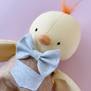Baby Chick Doll Sewing Pattern, Toy Pdf Sewing Pattern, Tiny Doll ...