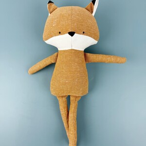 Fox Doll Sewing Pattern, Mini Softie Pattern, Fox Sewing Pattern ...