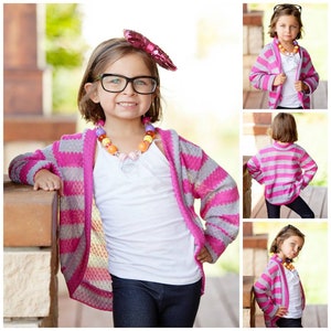 Slouchy Cardigan Pattern, Sewing Pattern and Tutorial, PDF Pattern ...