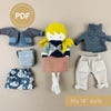 Mini Pal Encanto Sisters, Doll Sewing Pattern, Pdf Sewing Pattern ...