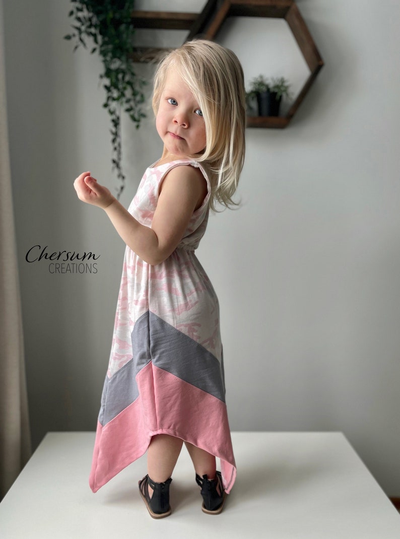 Chevron Dress Sewing Pattern Pdf Pattern Tutorial PDF - Etsy