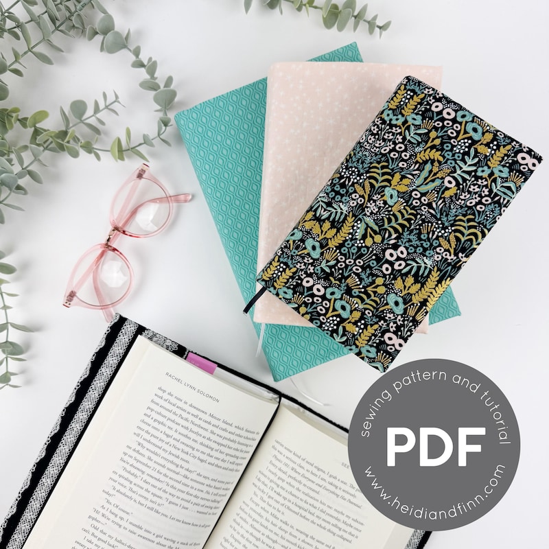 Book Cover Adjustable Fabric - Etsy