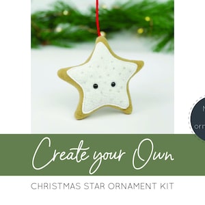Star Sewing Pattern and Kit, FULL Sewing Kit, Make Your Own Ornament ...