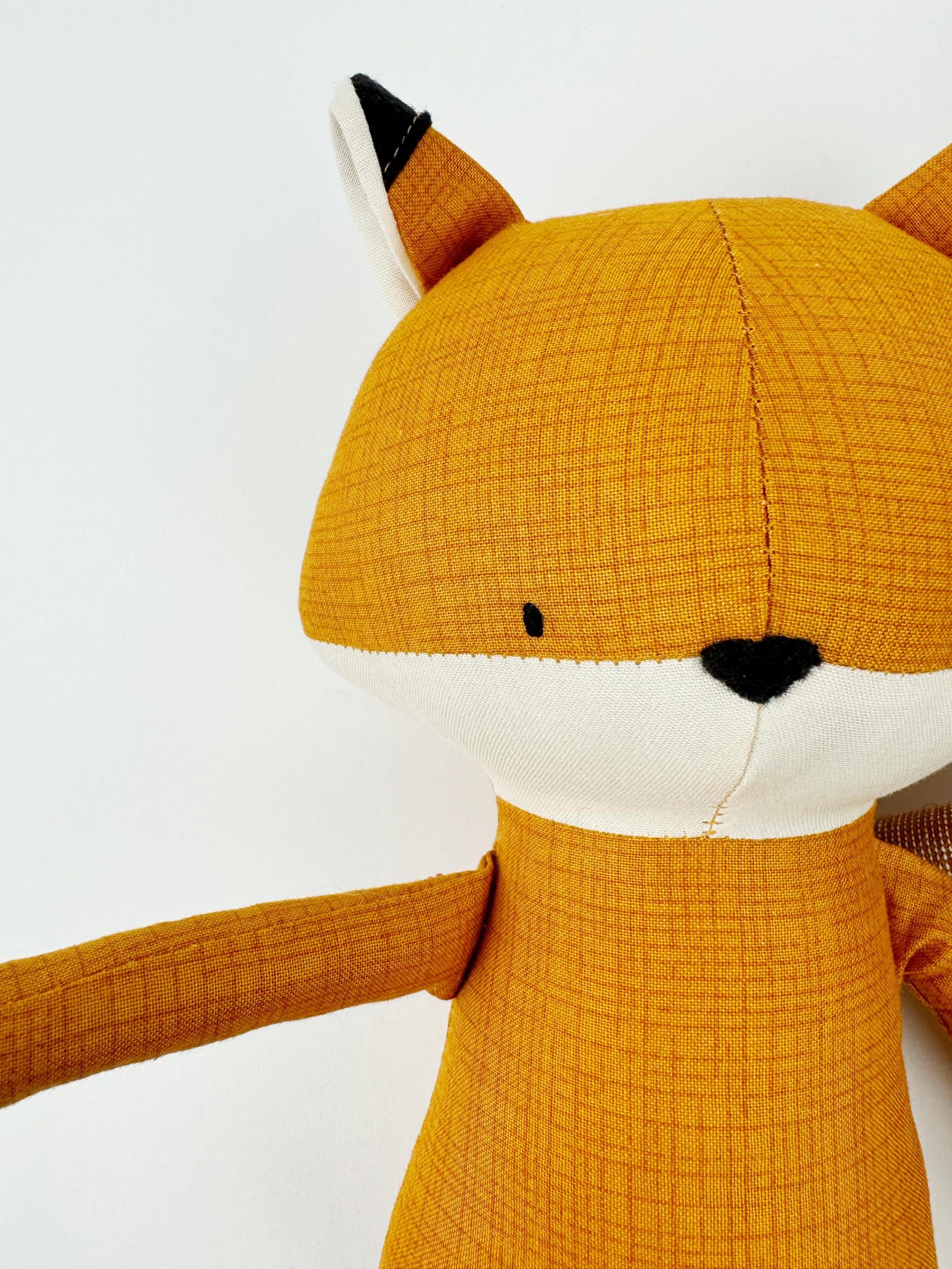 Fox Doll Sewing Pattern, Mini Softie Pattern, Fox Sewing Pattern ...
