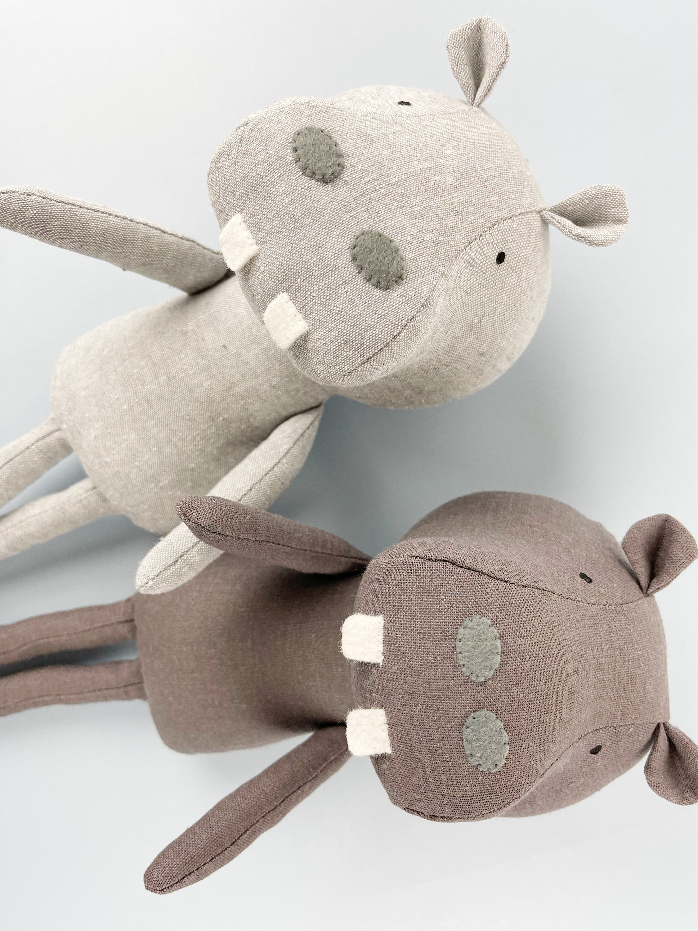 Animal Doll Sewing Pattern, Mini Softie BUNDLE Patterns, Pig Sewing ...