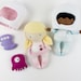 Astronaut Doll Sewing Pattern, Alien Doll Pattern, Tiny Doll Sewing ...