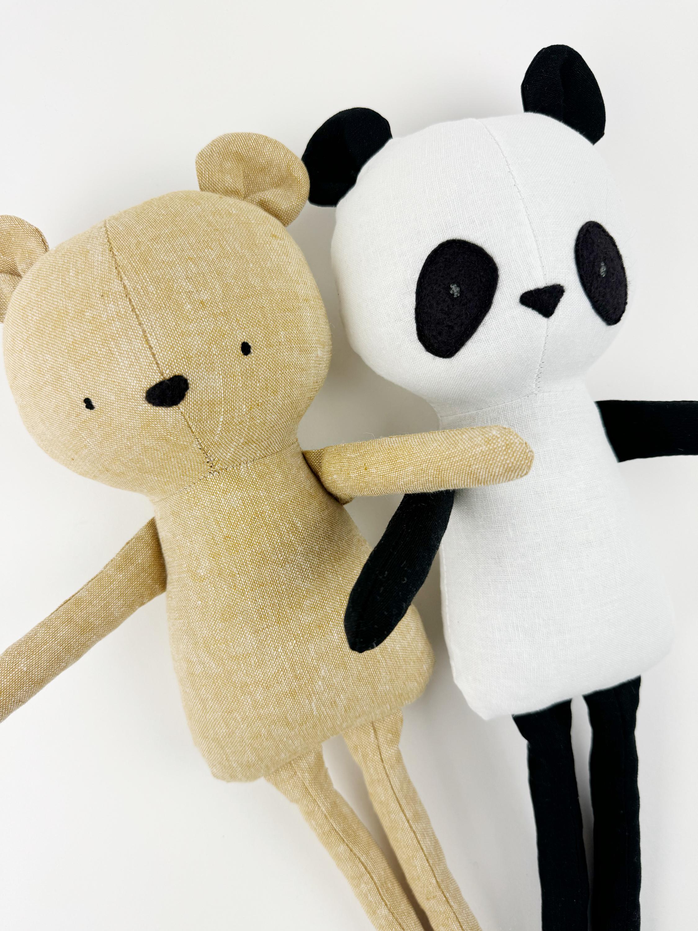 Animal Doll Sewing Pattern, Mini Softie BUNDLE Patterns, Deer Sewing ...