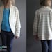 Slouchy Cardigan Pattern, Sewing Pattern and Tutorial, PDF Pattern ...