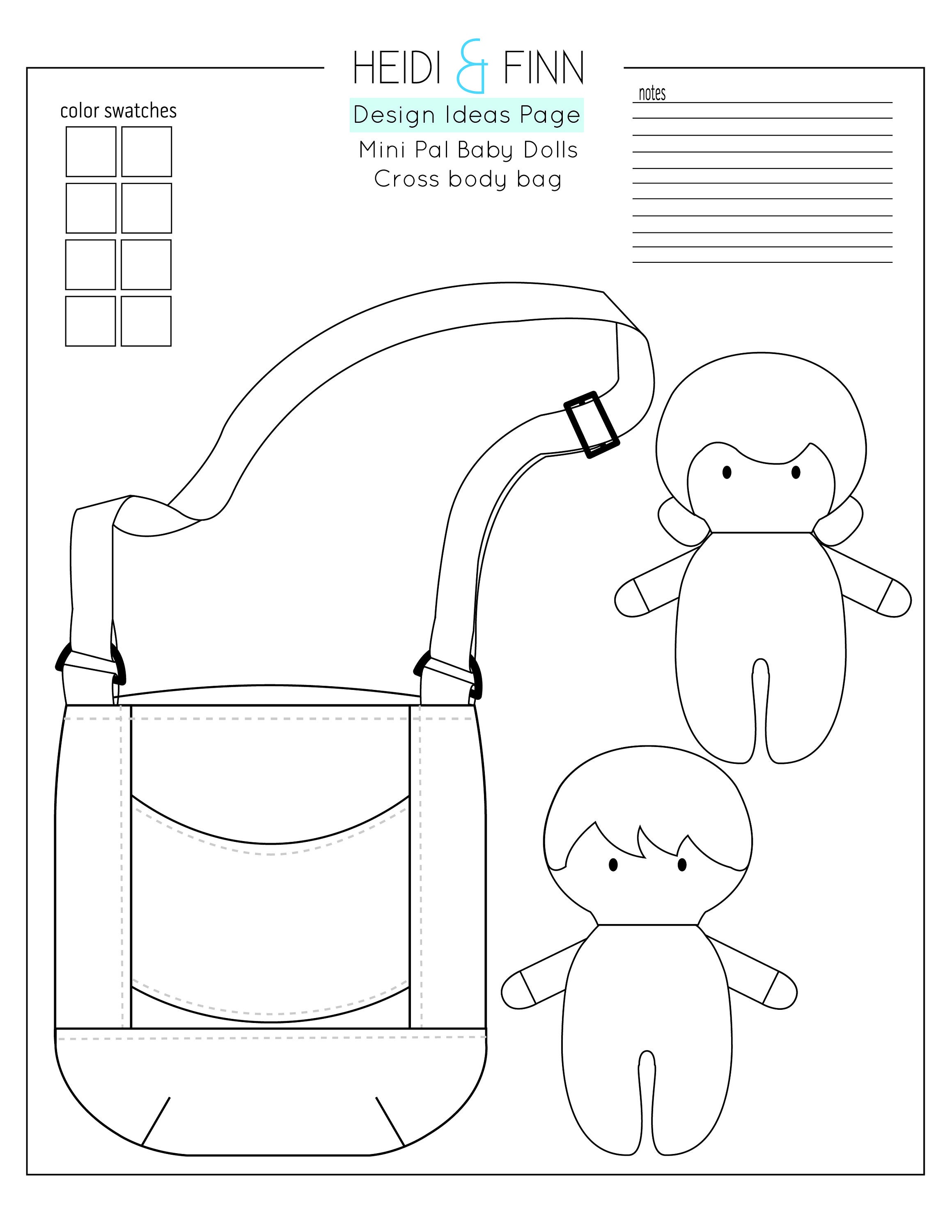 Child Cross Body Bag Pattern, Backpack Sewing Pattern, Messenger Bag ...