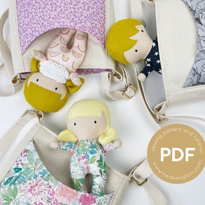 Child Cross Body Bag Pattern, Backpack Sewing Pattern, Messenger Bag ...