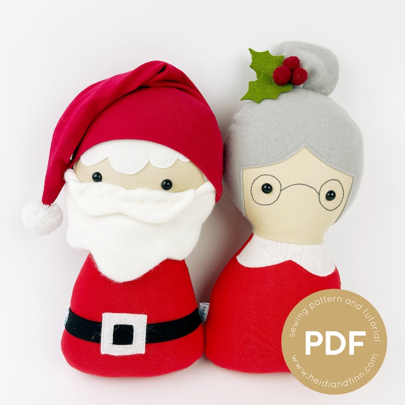 Santa Doll Pattern - Etsy