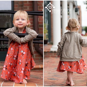 Slouchy Cardigan Pattern, Sewing Pattern and Tutorial, PDF Pattern ...