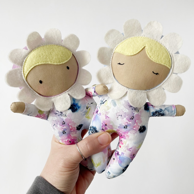 Flower Baby Doll Sewing Pattern Toy Pdf Sewing Pattern Tiny - Etsy