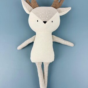 DEER Doll Sewing Pattern, Mini Softie Pattern, Deer Sewing Pattern ...