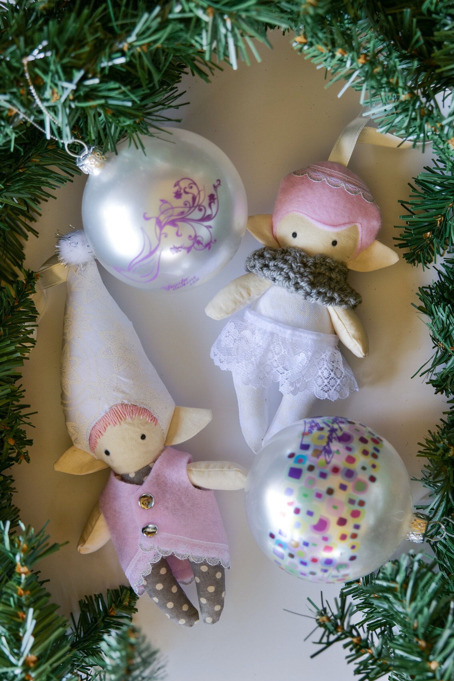 Mini Pals Holiday Ornament, ELVES Ornament, Elf Mini Doll Sewing ...