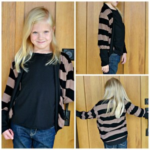 Slouchy Cardigan Pattern, Sewing Pattern and Tutorial, PDF Pattern ...