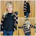 Slouchy Cardigan Pattern, Sewing Pattern and Tutorial, PDF Pattern ...
